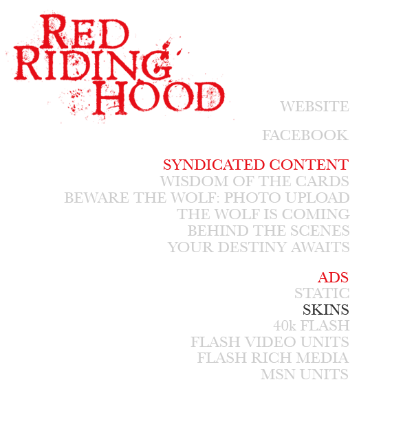 Red Riding Hood, Flash Ads | Warner Bros. Pictures International